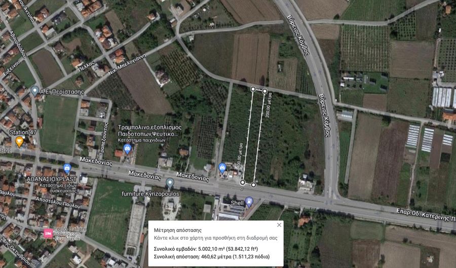 Πώληση, Αγροτεμάχιο, 5000τ.μ. Παραλία, Περίσταση | 13191044 | Spitogatos