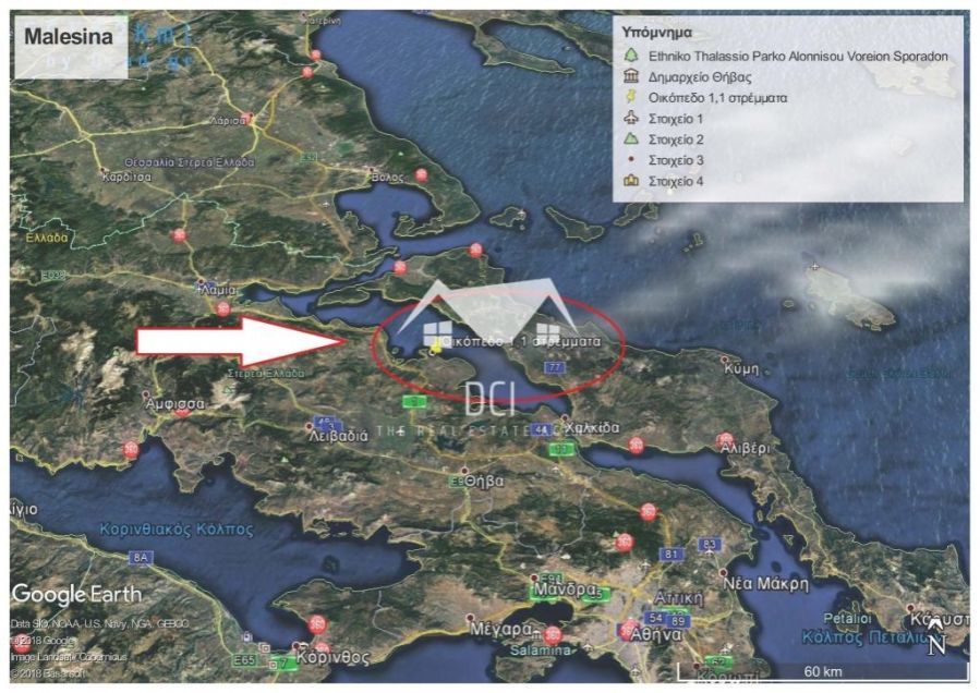 Πώληση, Οικόπεδο, 1110τ.μ. Φθιώτιδα, Μαλεσίνα | 13463485 | Spitogatos