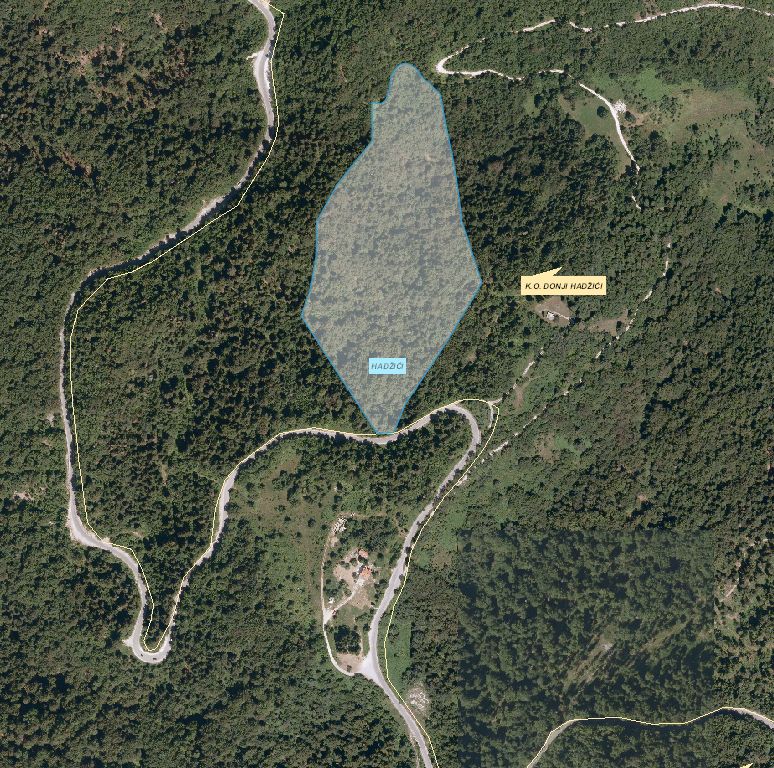 Other Land property for sale, 55092sqm, 1,293,648KM - Donji Hadzici ...