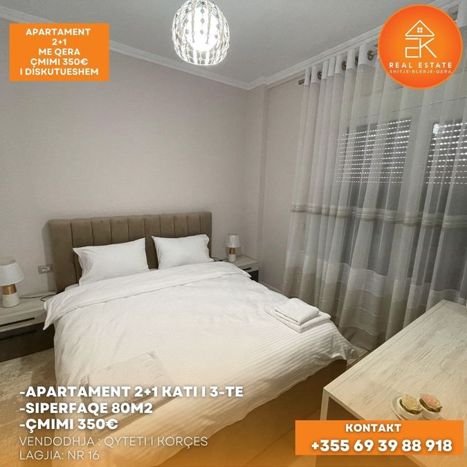 Apartment for rent, 80sqm, 350€ - Korca - city | Indomio.al